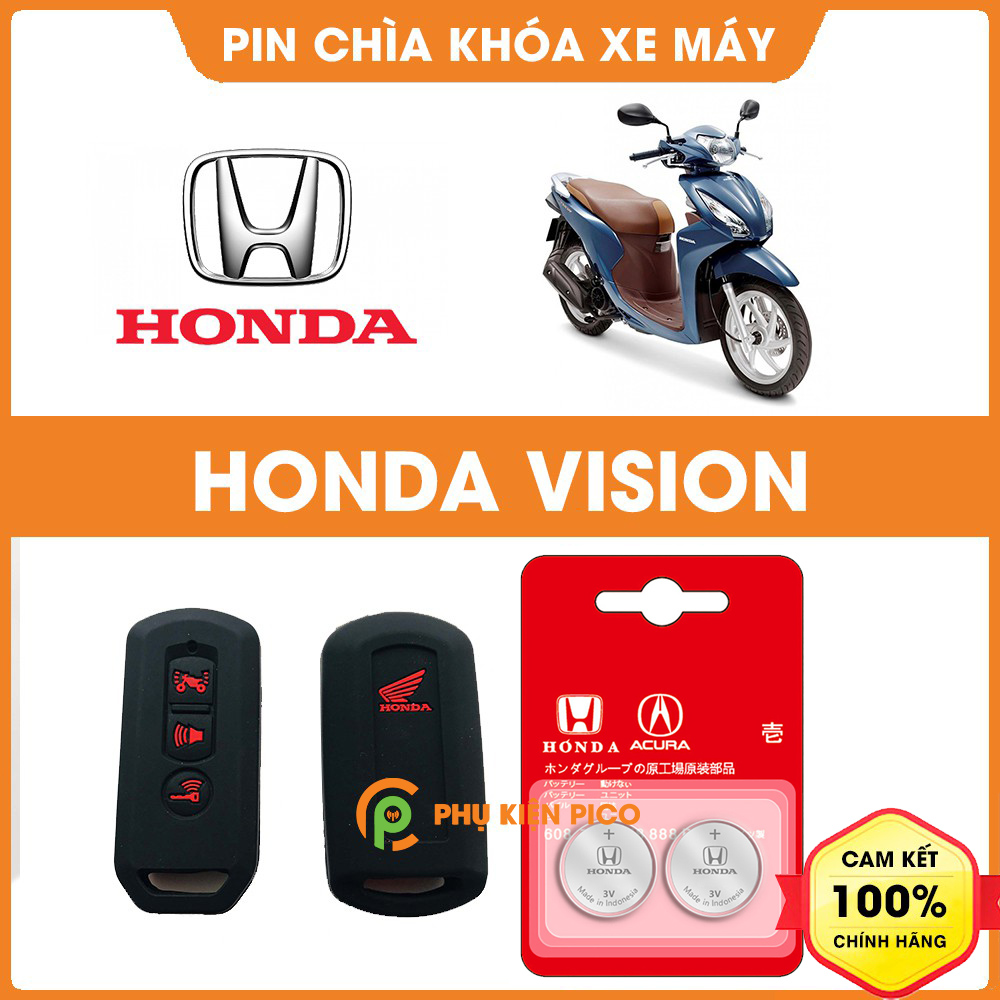 Pin chìa khóa xe máy Honda Vision chính hãng Honda sản xuất tại ...